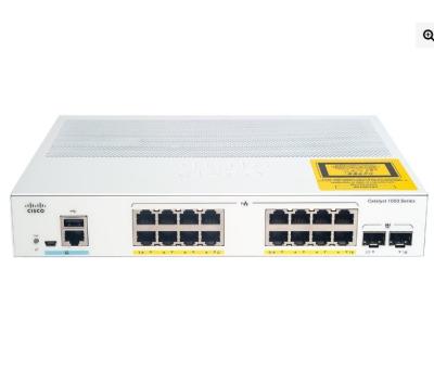 China C1000-16T-2G-L Cisco Catalyst 1000 Switch 16x 10/100/1000 Ethernet Ports 2x 1G SFP Uplinks for sale