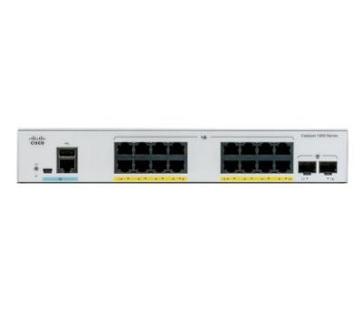 China C1000-16P-2G-L Cisco Catalyst 1000 Switch 16x 10/100/1000 Ethernet Ports PoE+ 120W PoE Budget  2x 1G SFP Uplinks for sale