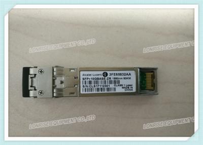 China Alcatel - Lucent Fiber Optic Module 3FE65832AA SFP+ 10Gb/S 10GBase-ZR SMF 1550nm 80KM for sale