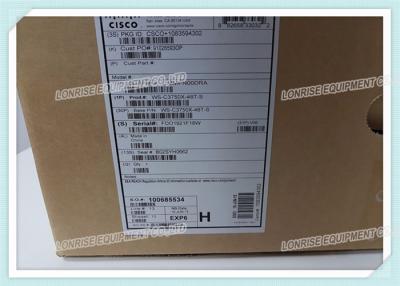 China WS-C3750X-48T-S 48 Port Gigabit Ethernet Network Switch Layer 3 X Stackable IP Base for sale
