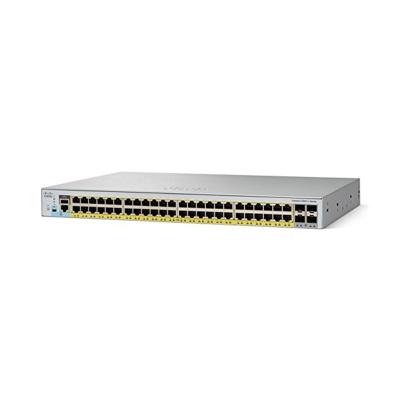 China WS C2960L 48PQ-LL Cisco Catalyst 2960L Switch GigE PoE+ 4x10G SFP+ Lan Lite for sale