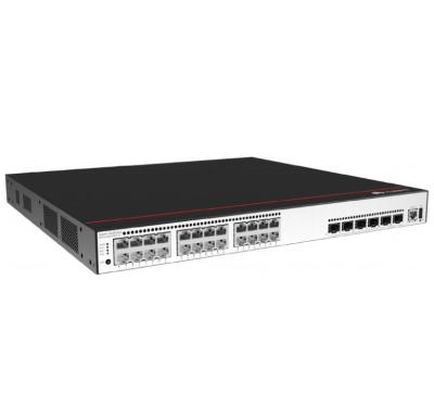 China S5735-S24P4XE-V2  24*10/100/1000 SFP Ports 4*10GE SFP+ Ports 2*12GE Stack Ports PoE+ Without Power Module for sale