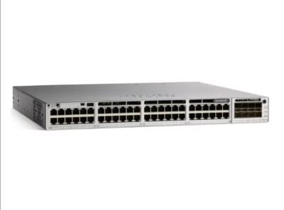China C9300-48P-A Catalyst 9300 48-port 1G Copper Cisco Ethernet Switch With Modular Uplinks PoE+ Network Advantage for sale