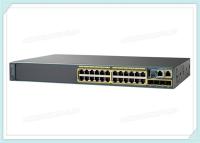 China WS-C2960X-24PS-L  Cisco Ethernet Switch Gigabit 24 Port  512mb With 370 Watt Poe for sale