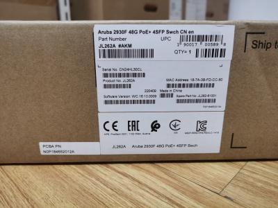 China JL262A  	
Aruba 2930F 48G PoE+ 4SFP Switch for sale