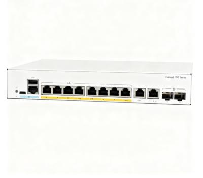 China C1200-8FP-2G Rack-Mountable Ports 120W Power Budget 2x Gigabit Copper/1000 SFP Combo Ports SNMP C1200-8FP-2G for sale
