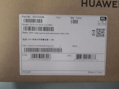 China SFP+STACK-CU1M5  	 02311VGN
Huawei 10G SFP + SFP+ High Speed Dedicated Stack Cable-1.5m for sale