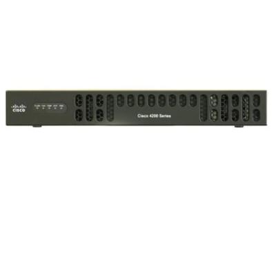 China ISR4221/K9 ISR 4221 with 2 onboard GE, 2 NIM slots, 1 ISC slot, 8 GB Flash Memory default, 4 GB DRAM default for sale