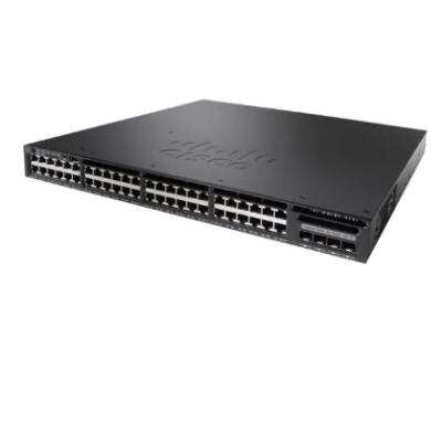 China WS-C3650-48FS-S Cisco Catalyst 3650 48 * 10/100/1000 Ethernet Ports - Full PoE - 4 X 1G Uplinks - Layer 3 Switching - IP Base - Managed for sale