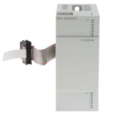 China Mitsubishi FX5-16EX/ES 16-Point DC Input Module with Sink/Source Selectable for MELSEC iQ-F DIN Rail Mount for sale