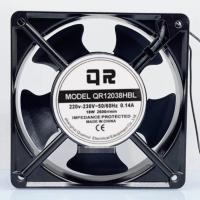 China QR12038HBL 120mm Axial Cooling Fan | Ball Bearing Cabinet Fan for sale