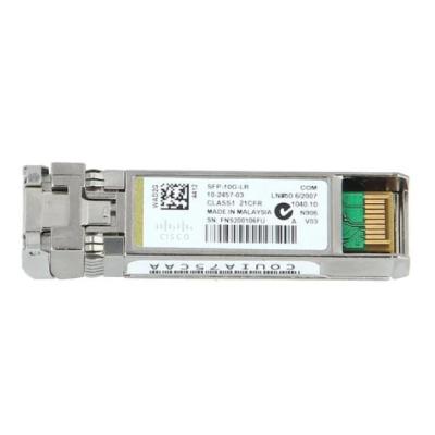 China Cisco SFP-10G-LR=    10GBASE-LR SFP+ Transceiver Module (1310nm 10km SMF LC DOM) for sale