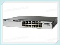 China Cisco Switch Catalyst 3850 WS-C3850-24P-L 24x10/100/1000 Port PoE LAN Base for sale