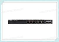 China Cisco Fiber Optic Ehternet Switch WS-C3650-24TS-S 48 Ports Layer 3 IP Base IOS Managed for sale