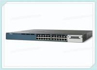 China WS-C3560X-24T-S Cisco Fiber Optic 3560-X Switch 24 Ports L3 Managed 1U Rack Mountable for sale