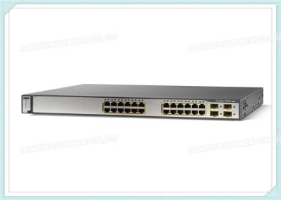 China WS-C3750G-24TS-E1U Cisco Catalyst Switch 3750 24 10/100/1000 + 4 SFP + IPS Image 1RU for sale