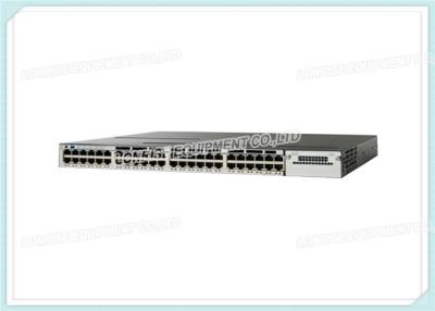 China Cisco Fiber Optic Switch WS-C3750X-48T-S Data IP Base - Managed - Stackable for sale