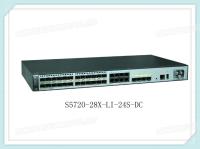 China S5720-28X-LI-24S-DC Ethernet Huawei Switch 24 Gig SFP 4 10 Gig SFP+ DC 48V Front Access for sale