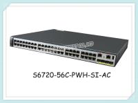 China S6720-56C-PWH-SI-AC Huawei Network Switch 32 Gigabit Ports 16x100M/1/2.5/5/10G ports 4 10 Gig SFP+ PoE++ for sale