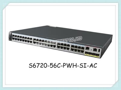 China S6720-56C-PWH-SI-AC Huawei Network Switch 32 Gigabit Ports 16x100M/1/2.5/5/10G ports 4 10 Gig SFP+ PoE++ for sale