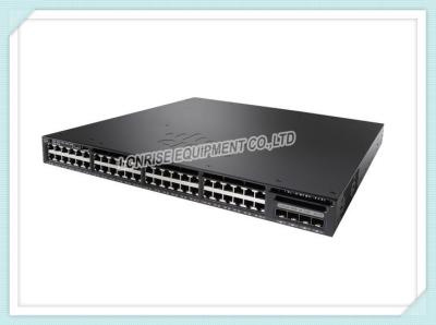 China Cisco Ethernet Network Switch WS-C3650-48FQ-E 48 Port Full PoE 4x10G Uplink IP Services for sale