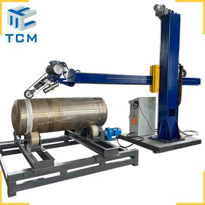 China TCM-T Automatic Stainless Steel Tank Polishing Machine 400-7000mm Diameter 12 kW 380V for sale
