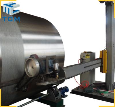 China 10 Ton Semi Automatic Tank Polishing Machine for 400-7000mm Diameter Tanks with 6-12 m²/h Efficiency for sale