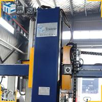 China 2 in 1 Tank Polishing Machine 10 Ton Capacity Vessel Dish Mechanical Polisher for sale
