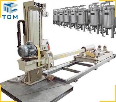 China Automatic Filter Housing Polishing Machine 3500mm with 0.25μm Surface Finish for Steel Tanks for sale