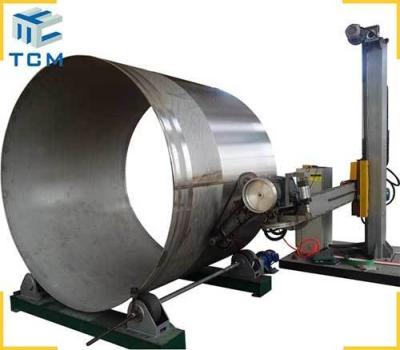 China Automatic Stainless Steel Tank Polishing Machine 400-7000mm Diameter 12kW 380V/415V Industrial Surface Finishing for sale