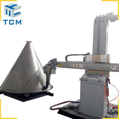 China TCM-D Automatic Dished End Polishing Machine 8m²/Hour Capacity 450-6000mm Diameter Range for sale