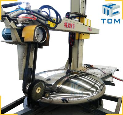China TCM-D Stainless Steel Tank Cover Polishing Machine 450-6000mm Diameter 12 kW Power for sale