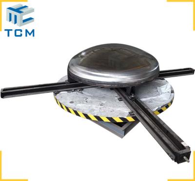 China 12kW Automatic Stainless Steel Dished End Polishing Machine | 450-6000mm Diameter | ≤0.25μm Surface Finish for sale