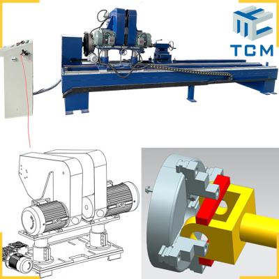 China 22kW Automatic Pipe Polishing Machine for 40-800mm Hydraulic Cylinder Rods with ≤0.25μm Surface Finish for sale