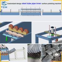 China TCM-NP Automatic Stainless Steel Pipe Polishing Machine for 16-219mm Diameter Tubing with 0.25μm Surface Finish for sale