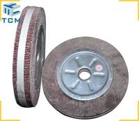 China Steel Polishing Machine Buffing Wheels 250mm Diameter with 30-50mm Width Options in 80#-1200# Grits for sale