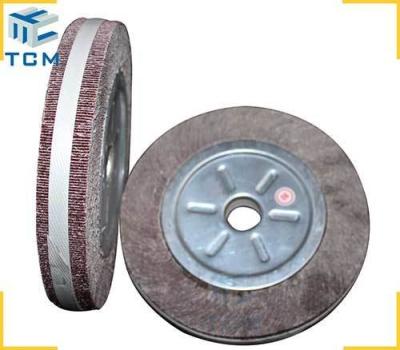 China Steel Polishing Machine Buffing Wheels 250mm Diameter with 30-50mm Width Options in 80#-1200# Grits for sale