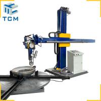China Semi-Automatic Dished End Polishing Machine 3500x1600x3080mm 2250kg 12kw for sale