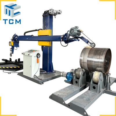 China 2 in 1 Automatic Polishing Machine for Steel Tanks 400-5000mm OD 15kw Custom Design for sale
