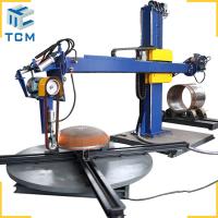 China Steel Tank Shell Dish Ends Inner Outer Surface Polishing Machine 400-5000mm 15kw for sale