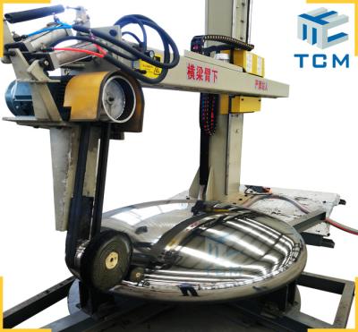 China Automation of Polishing Machine for Dish Ends inner outer surface grinding buffing from Trancar Industries China for sale