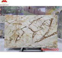 China Blue Roma Quartzite Big Slab Suitable for Hotel Interior Wall and Kitchen Countertop for sale