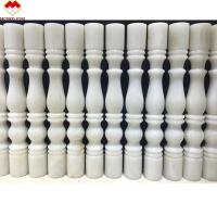 China Standard or Customized Size White Onyx Marble Alabaster Stair Baluster for Luxury Homes for sale