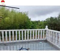 China FOB/CNF Delivery Terms White Marble Handrail Porch Balcony Railing Balustrade for Villa for sale