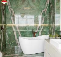 China Modern Calcite Marble Flooring Bata Emerald Green Quartzite Slab for Hotel Wall Panel for sale
