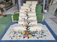 China Modern Design Style Anti-Slip Beige Marble Staircase Carpet for Natural Stone Steps for sale