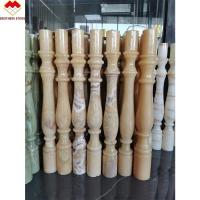 China Customized Hotel or Villa White Marble Alabaster Stair Baluster Modern Design Style for sale