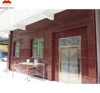 China Modern India Red Granite Slabs for Exterior Interior Wall Stones and Door Frame Honed Surface for sale