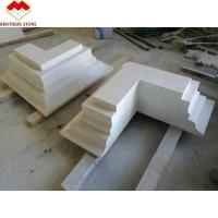 China Customized Luxury Marble Staircase Handrail Column for Villa Style Interior Design for sale