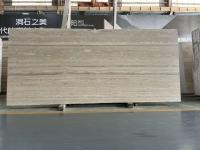 China 12x24 Inch Size Grey Veins Beige Travertine Floor Slab at Good in Modern Design Style for sale